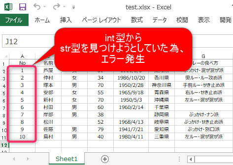 【Python】argument of type ‘int’ is not iterable エラー対処方法 | kirinote.com