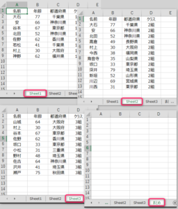 Python(openpyxl) 複数シートのデータを1シートにまとめる | kirinote.com